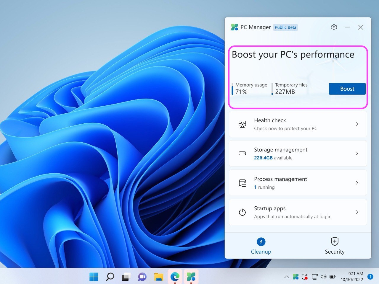 Cách sử dụng PC Manager để tối ưu hóa Windows 11