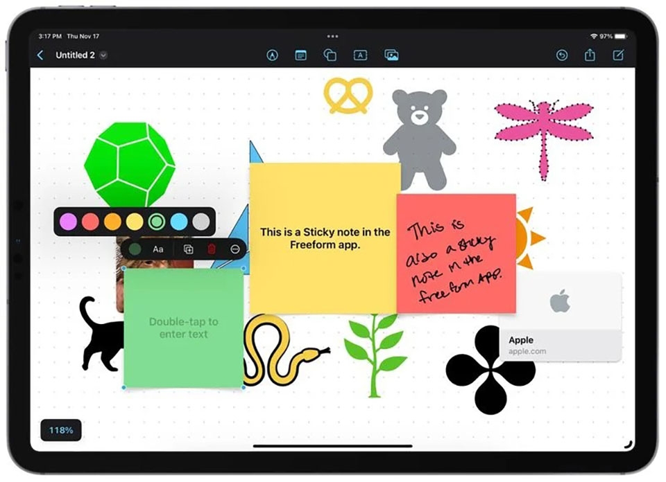 9 điều bạn có thể làm với ứng dụng Freeform trong iOS 16.2