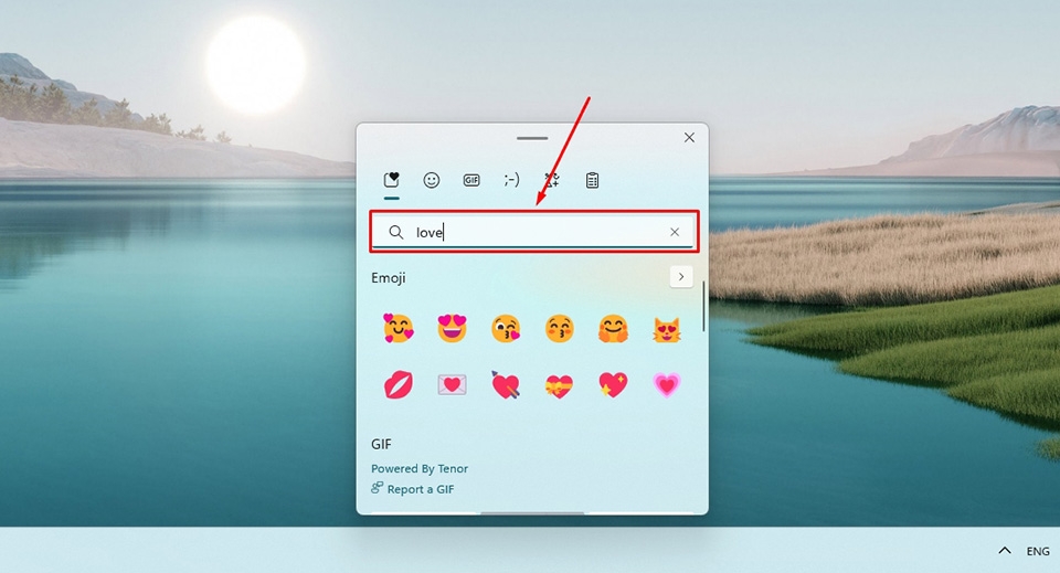 Cách mở Emoji trên Windows 11