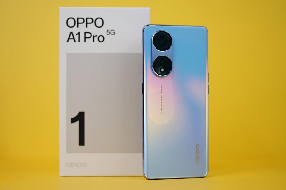 Trên tay OPPO A1 Pro: Màn hình cong, camera 108MP, sạc 67W