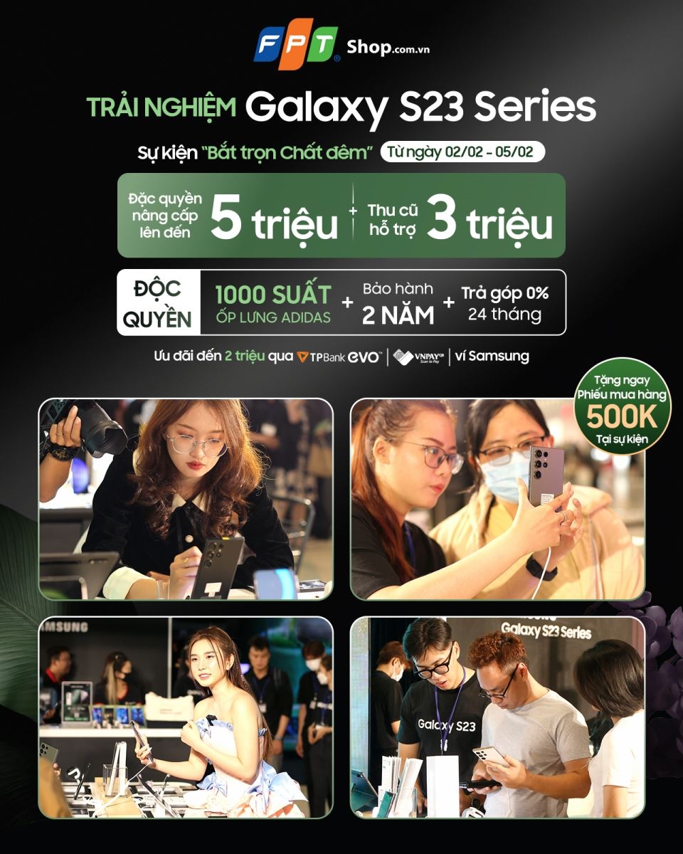 Trải nghiệm "Bắt trọn chất đêm" cùng Galaxy S23 Series