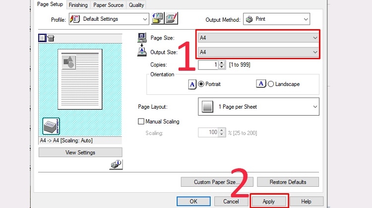Máy in báo lỗi check the printed output khắc phục thế nào?