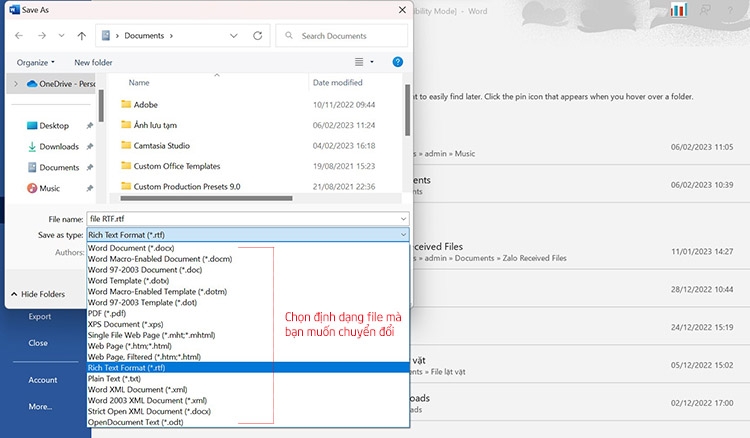 File RTF là gì? Cách chuyển đổi file RTF nhanh chóng