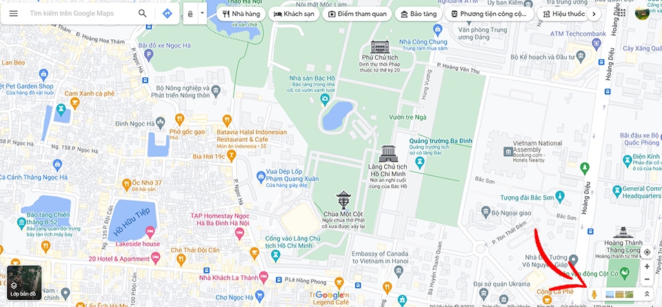 Cách truy cập tính năng Google Maps Street View