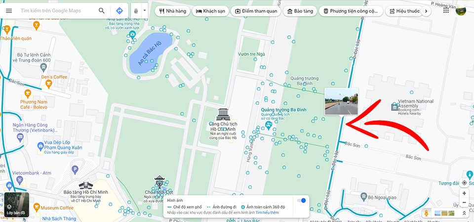 Cách truy cập tính năng Google Maps Street View