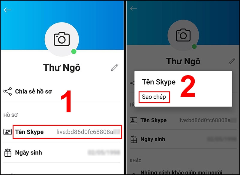 Cách tạo tài khoản Skype và lấy Skype ID của mình trên điện thoại