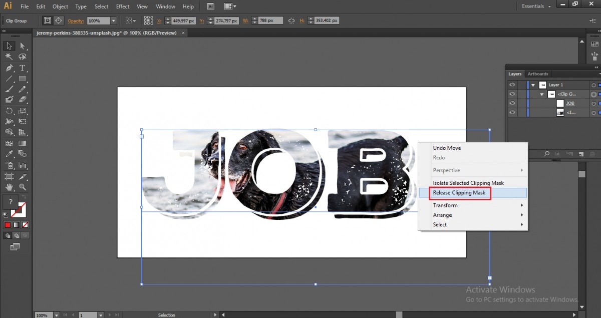 Hướng dẫn tạo Clipping Mask trong AI dễ dàng