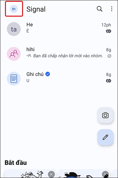 Cách giúp bạn xem trước liên kết trang web trên Signal