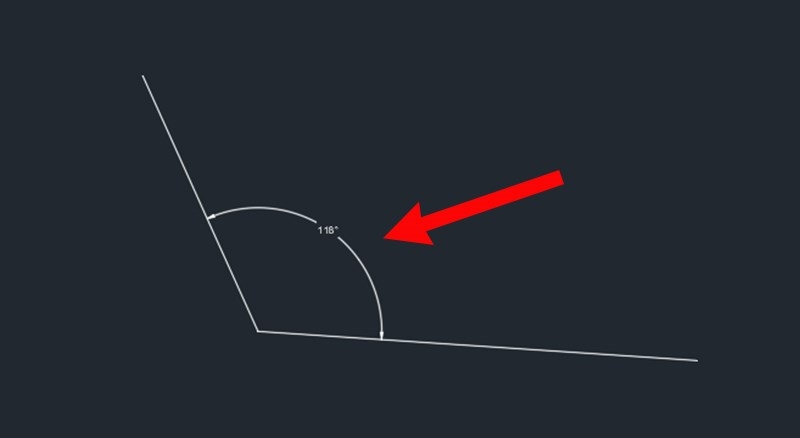 Bật mí cách dùng lệnh đo góc trong CAD