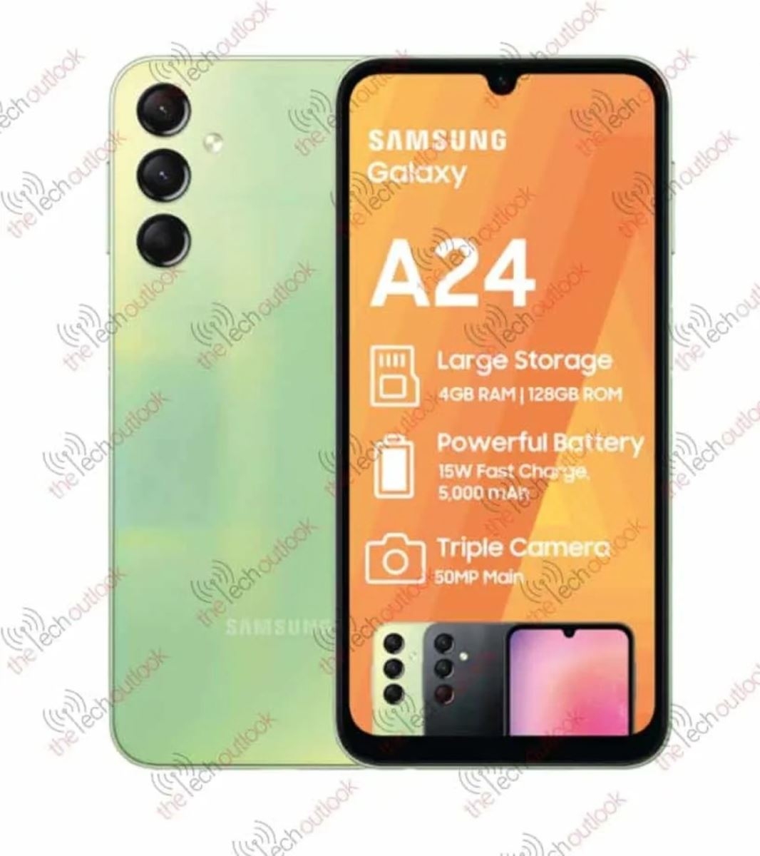 Galaxy A24 lộ ảnh render sắc nét, kèm thông tin cấu hình