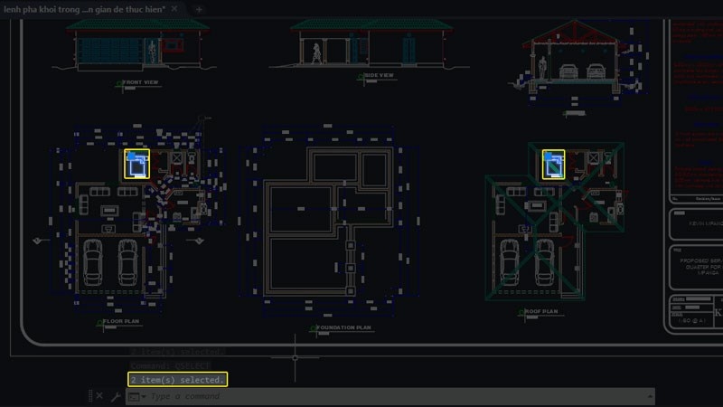 Hướng dẫn xóa Block trong CAD, làm nhẹ phần mềm nhanh chóng