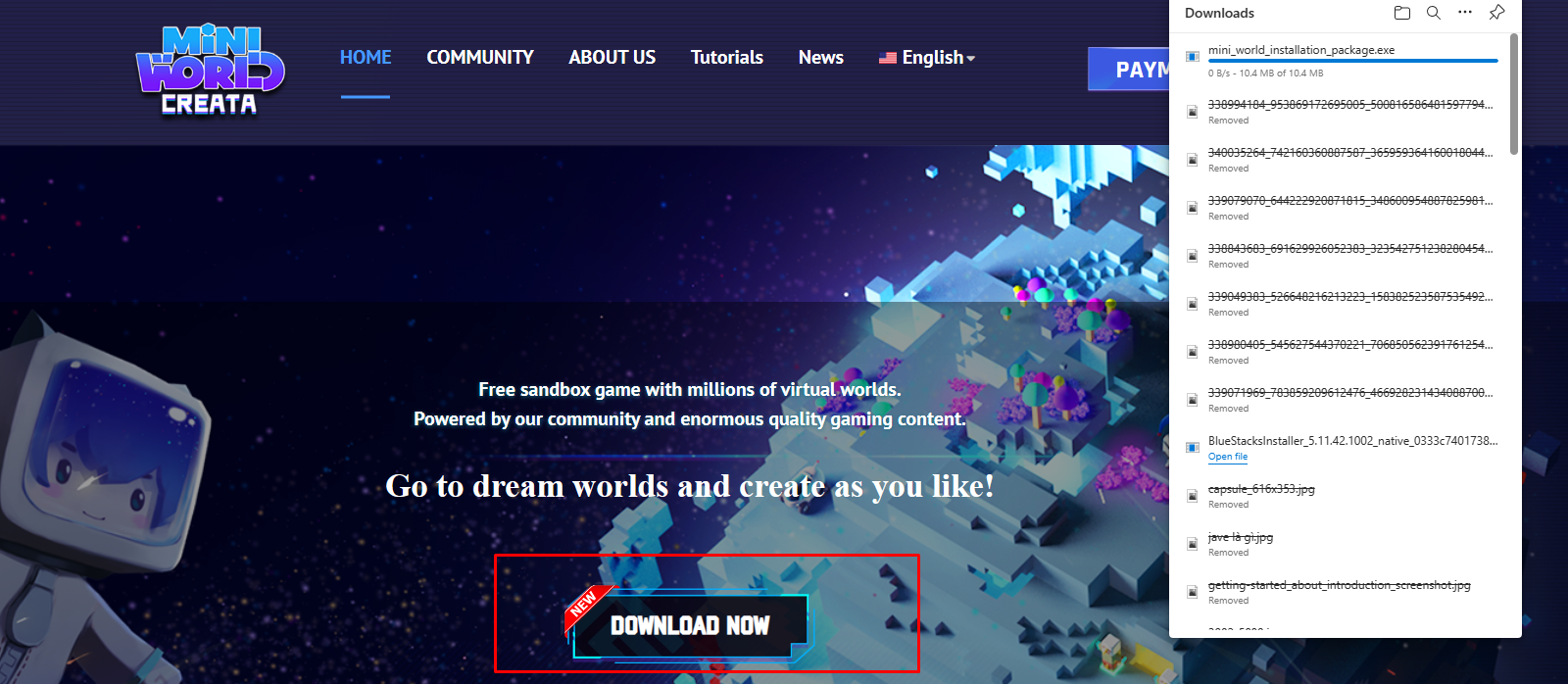 Hướng dẫn cách tải Mini World trên máy tính miễn phí 2023