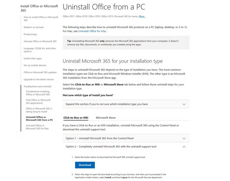 Mẹo sửa lỗi cài đặt Microsoft 365 và Office Home & Student 2021