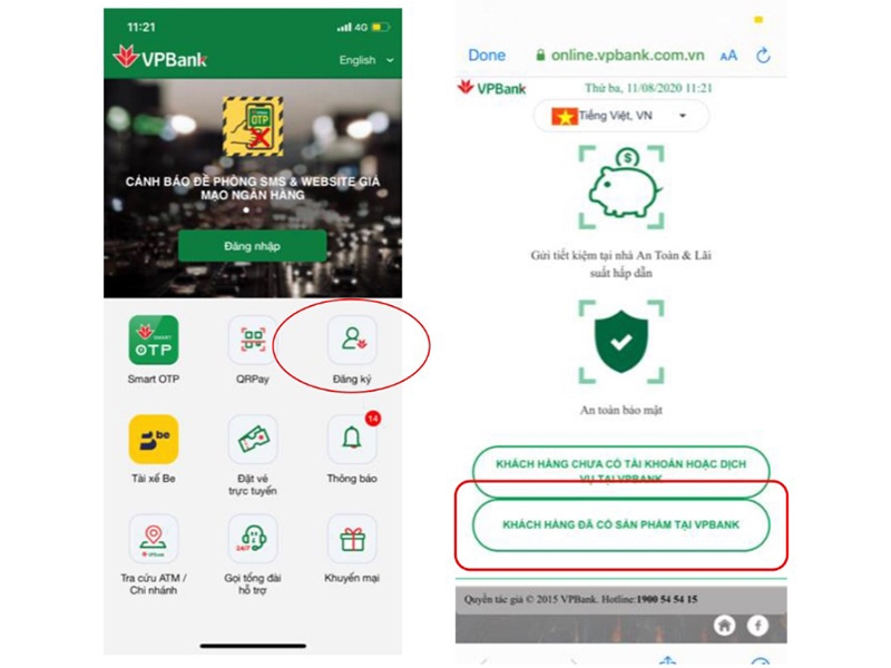 Đăng ký VPBank Internet Banking tại nhà nhanh chóng