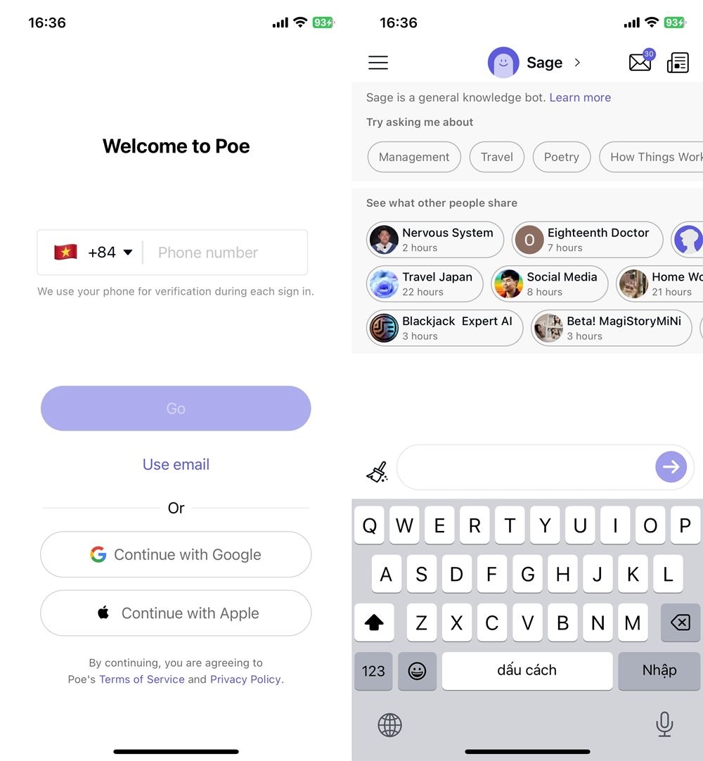 POE là gì? Cách sử dụng POE - Chatbot AI của Quora cực đơn giản