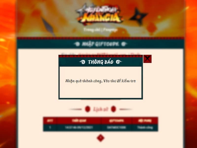 Code Huyền Thoại Nhẫn Giả mới nhất 10/2025: Cập nhật liên tục