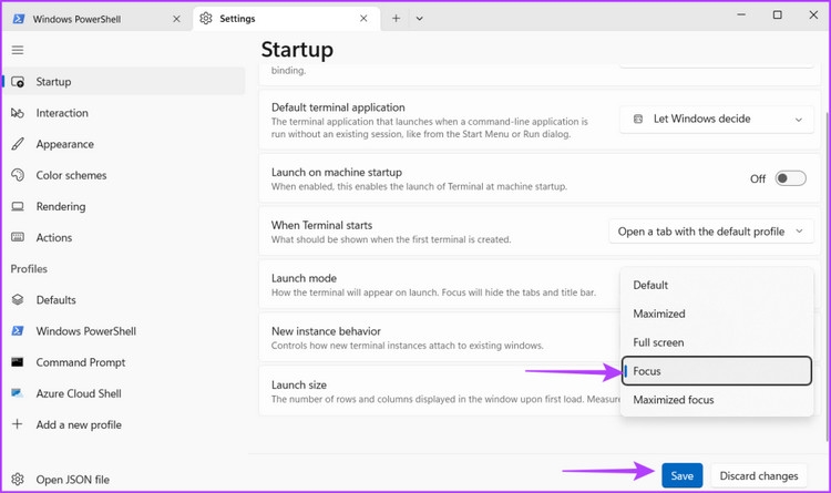 Bật mí 5 cách bật hoặc tắt Focus Mode trong Windows Terminal