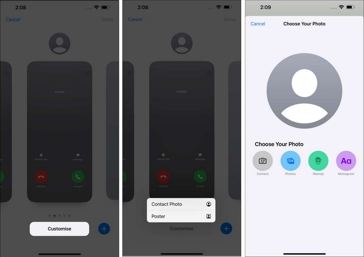 Khám phá tính năng Contact Posters trên iOS 17