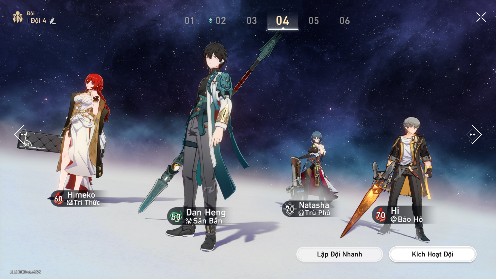 Cách chơi và đội hình lí tưởng nhất cho Himeko Honkai: Star Rail