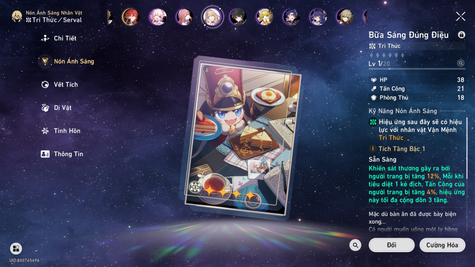 Cách build Serval Honkai Star Rail - ngôi sao nhạc rock Belobog