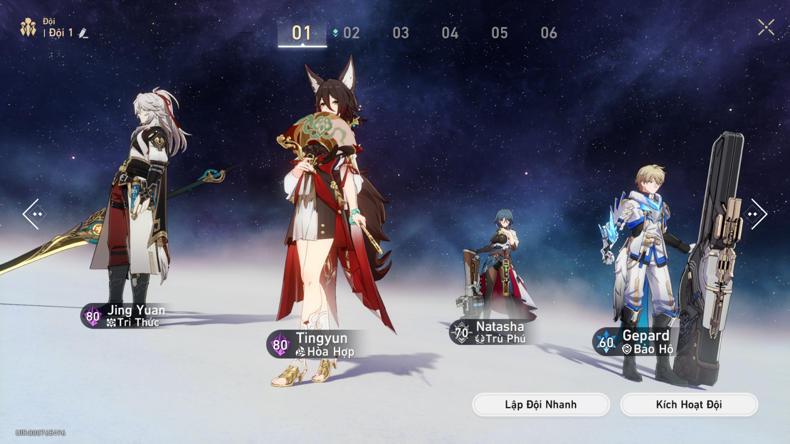 Cách chơi tối ưu nhất cho Gepard Honkai: Star Rail