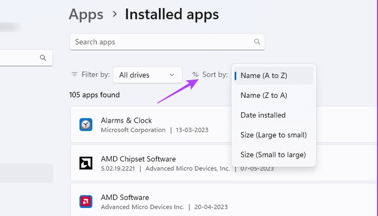 3 cách tốt nhất để kiểm tra kích thước ứng dụng trên Windows 11