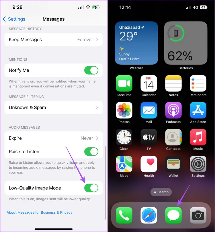 Sửa lỗi xem trước liên kết Messages không hoạt động trên iPhone