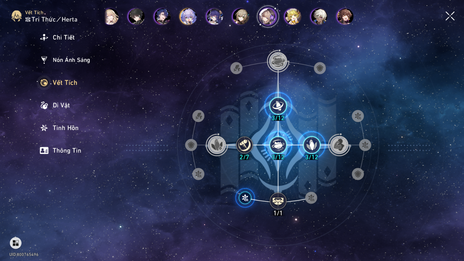 Cách build và đội hình phù hợp cho Herta Honkai: Star Rail