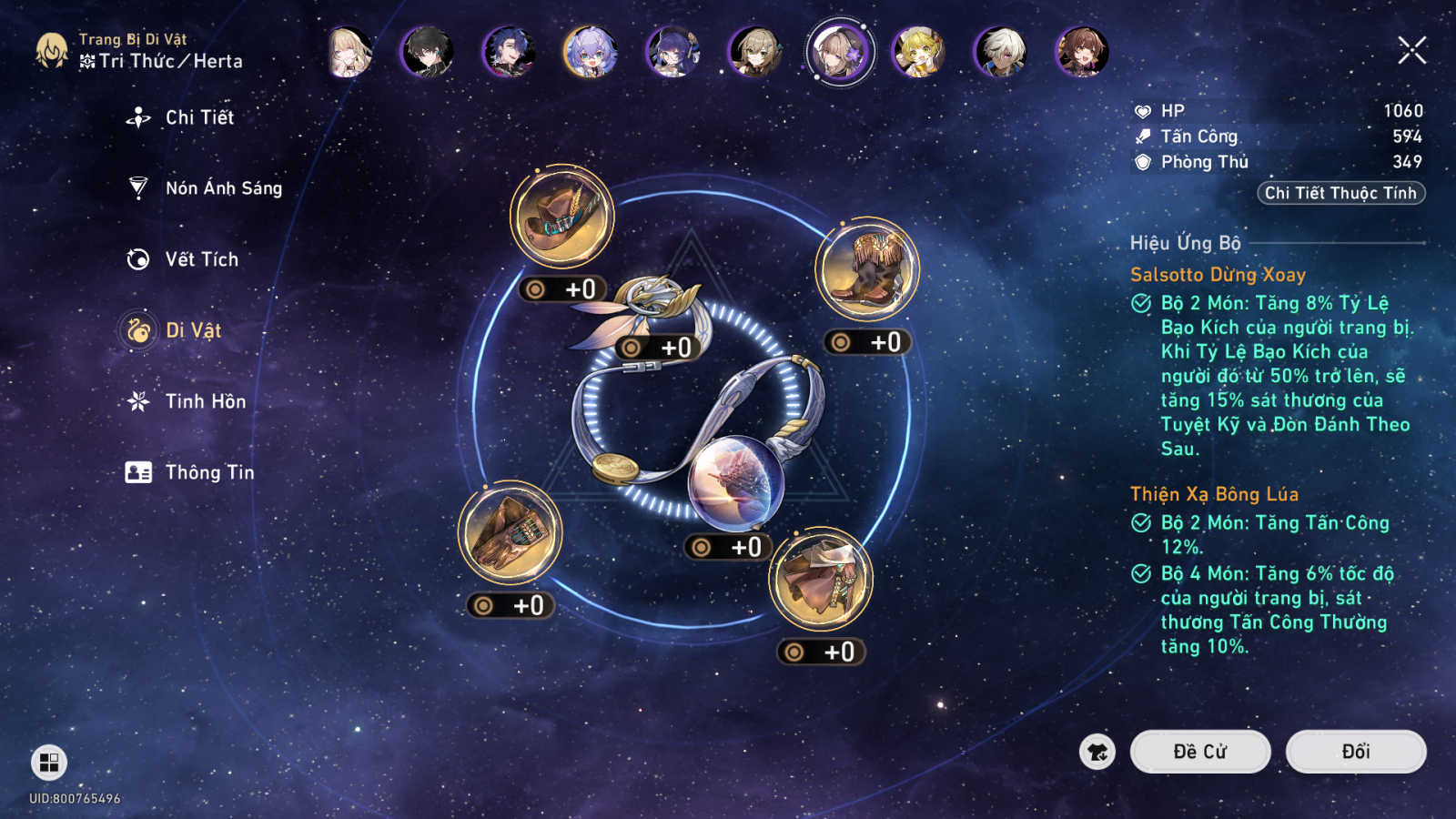 Cách build và đội hình phù hợp cho Herta Honkai: Star Rail