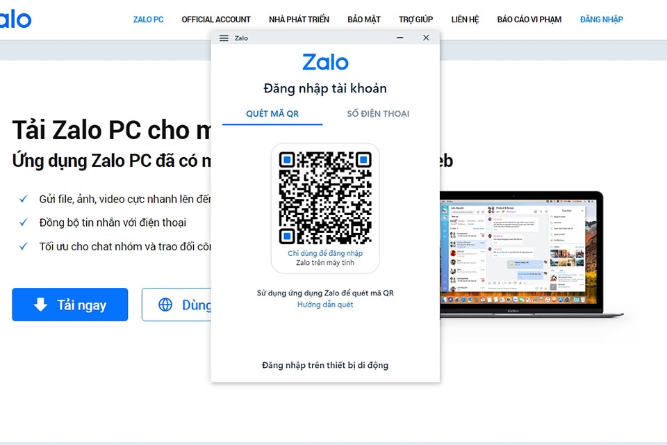 Cách đăng nhập Zalo trên máy tính và những điều cần lưu ý