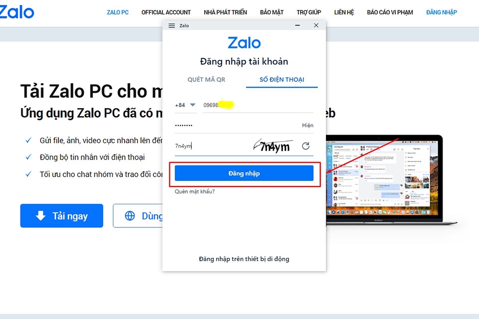 Cách đăng nhập Zalo trên máy tính và những điều cần lưu ý
