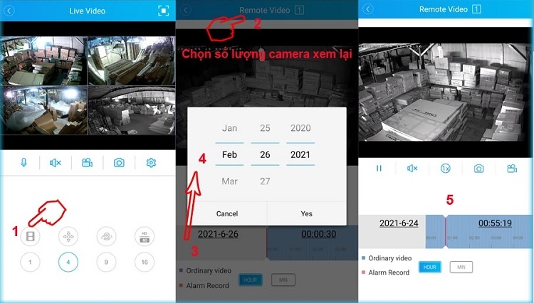 Cách xem lại lịch sử camera trên điện thoại chi tiết nhất