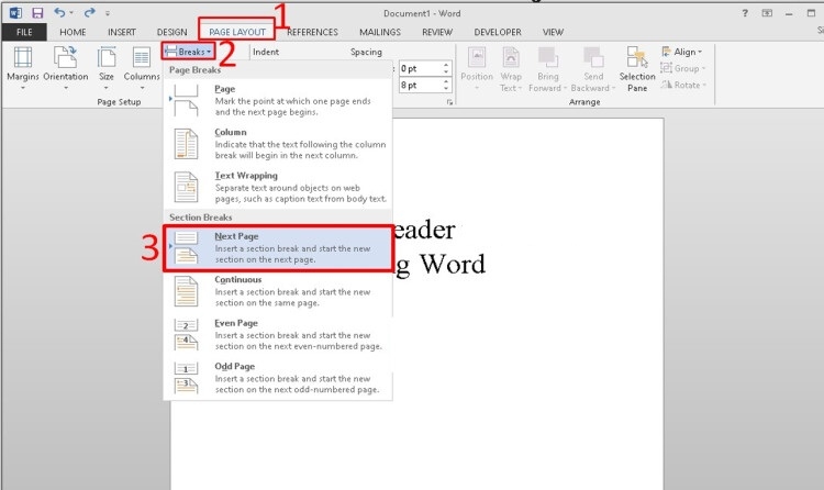 Tạo Header trong Word chuyên nghiệp bằng vài bước đơn giản