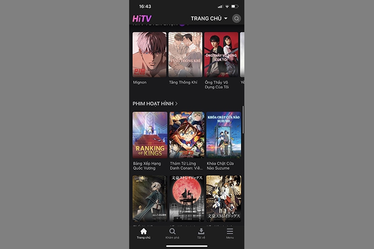 HiTV - Ứng dụng xem phim miễn phí với kho tàng phim truyện đồ sộ