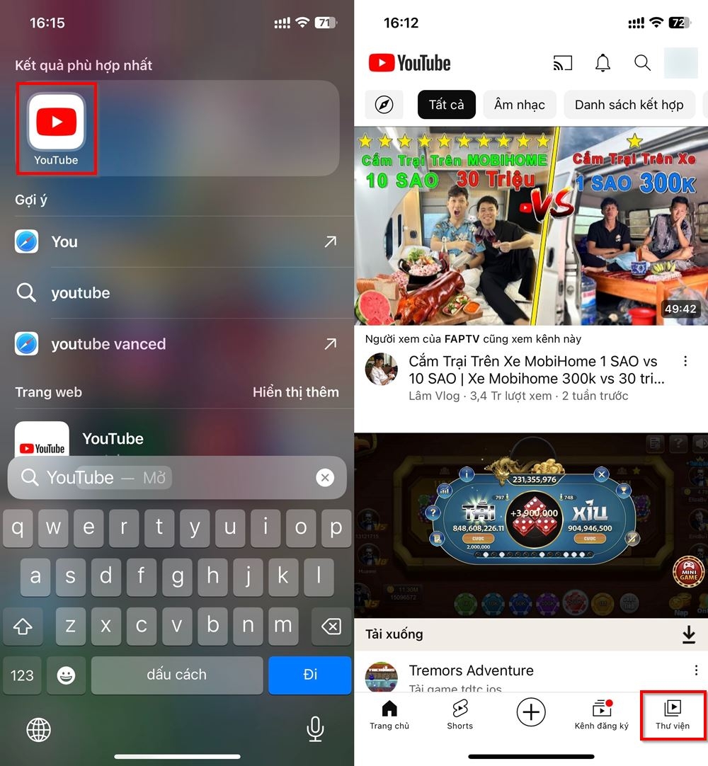 Hướng dẫn bạn cách xem lại video đã tải trên YouTube