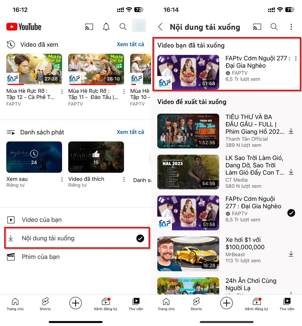 Hướng dẫn bạn cách xem lại video đã tải trên YouTube