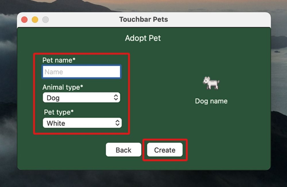 Touchbar Pets: Nuôi thú trên Macbook Pro, cài đặt cực đơn giản