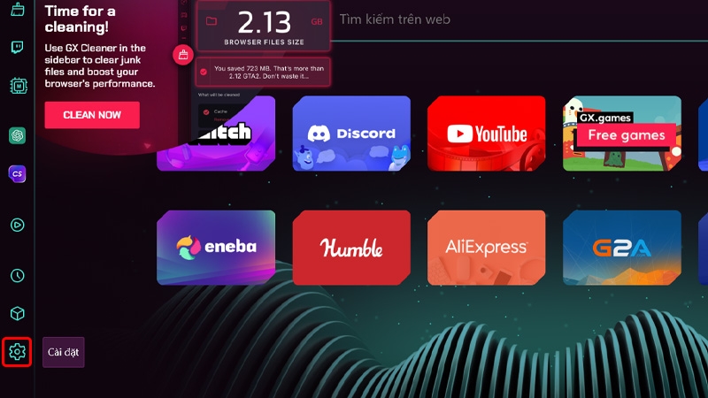 Cách kích hoạt và sử dụng Aria AI trong Opera GX