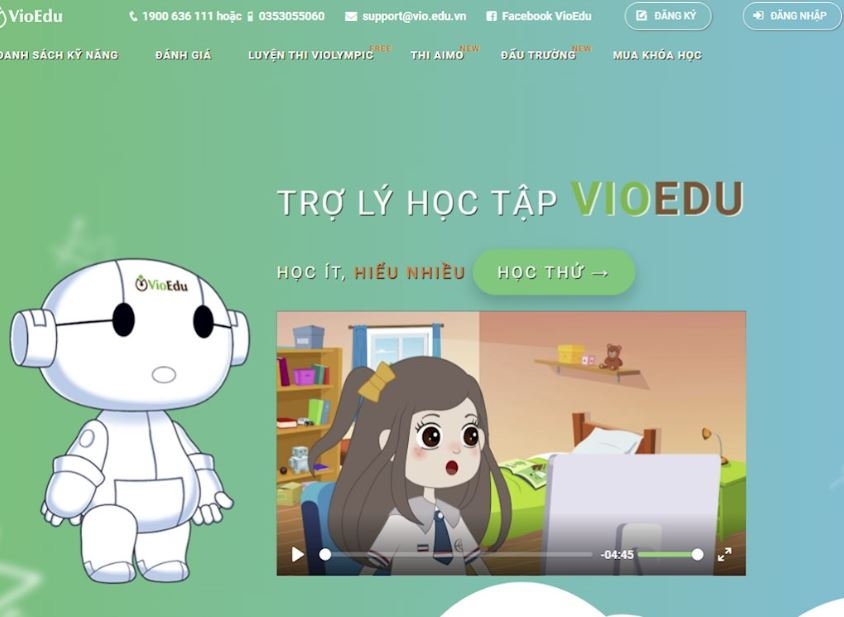Cách đăng nhập VioEdu, tạo tài khoản học Toán online hiệu quả