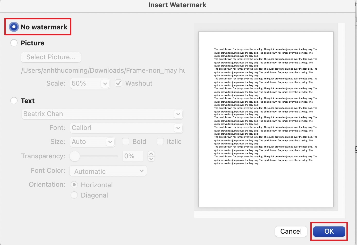 Watermark là gì? Cách chèn và xóa bỏ Watermark trong Word