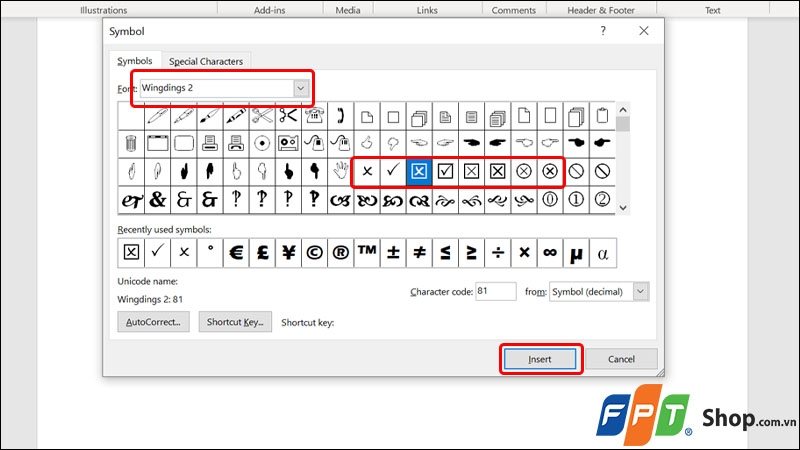 Cách tạo dấu tích trong Word vô cùng đơn giản và nhanh chóng