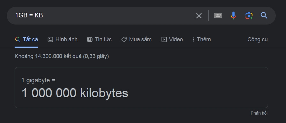 1GB bằng bao nhiêu KB? Cách quy đổi từ GB sang KB đơn giản
