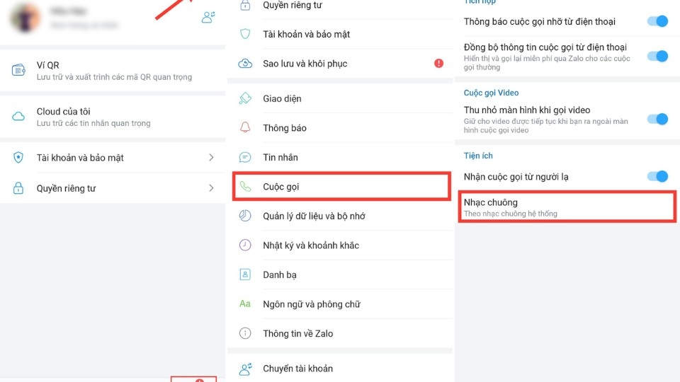 Hướng dẫn chi tiết cách thay đổi cài đặt âm thanh tin nhắn Zalo