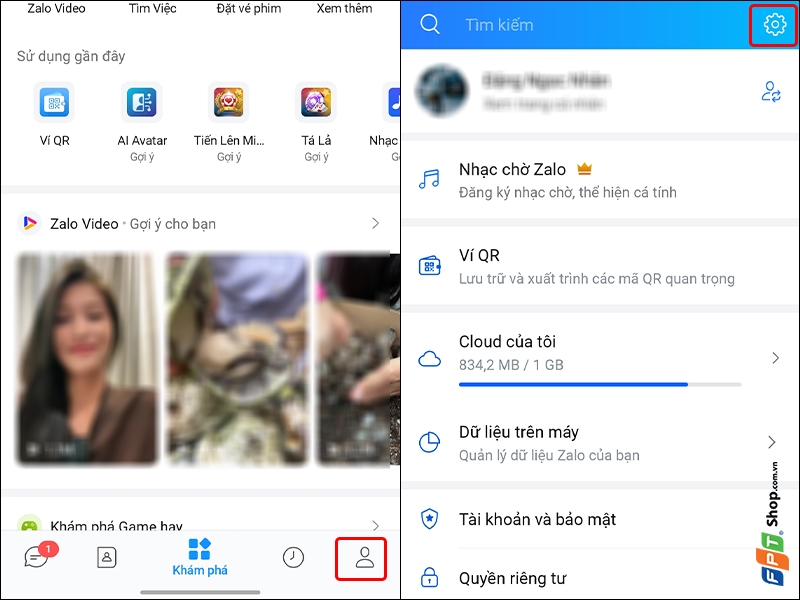 Bật tính năng không cho người lạ xem nhật ký Zalo trên điện thoại