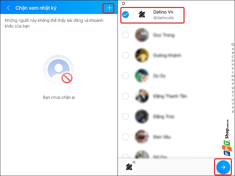 Bật tính năng không cho người lạ xem nhật ký Zalo trên điện thoại
