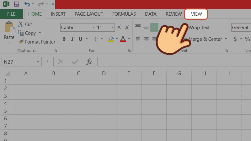Chi tiết cách hiện thanh Ruler trong Excel bị ẩn đơn giản nhất