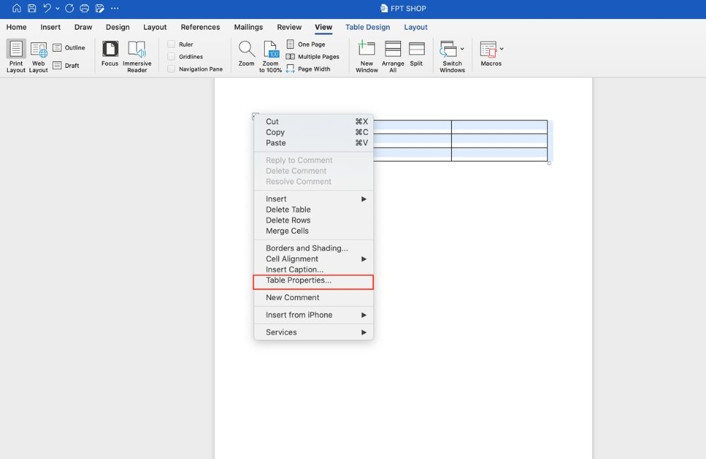 Cách cố định table trong Word đơn giản, dễ thực hiện bạn nên biết