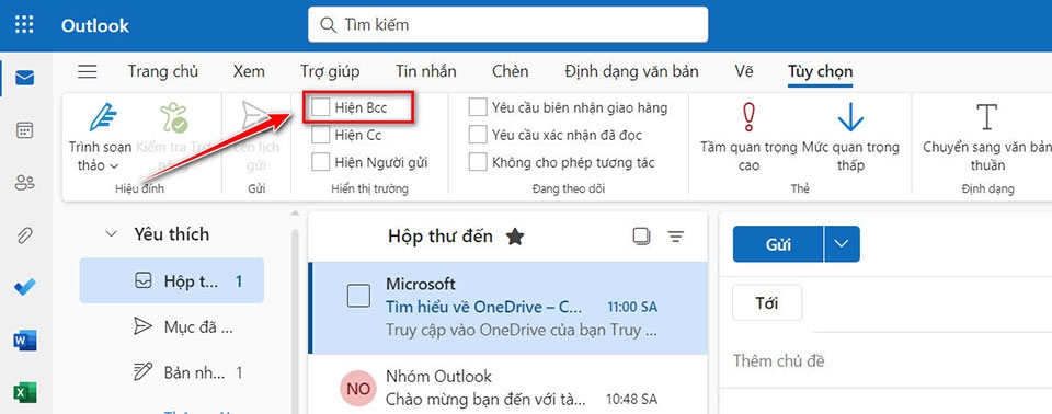 BCC trong Outlook là gì? Cách ẩn/hiện và dùng BCC trong Outlook