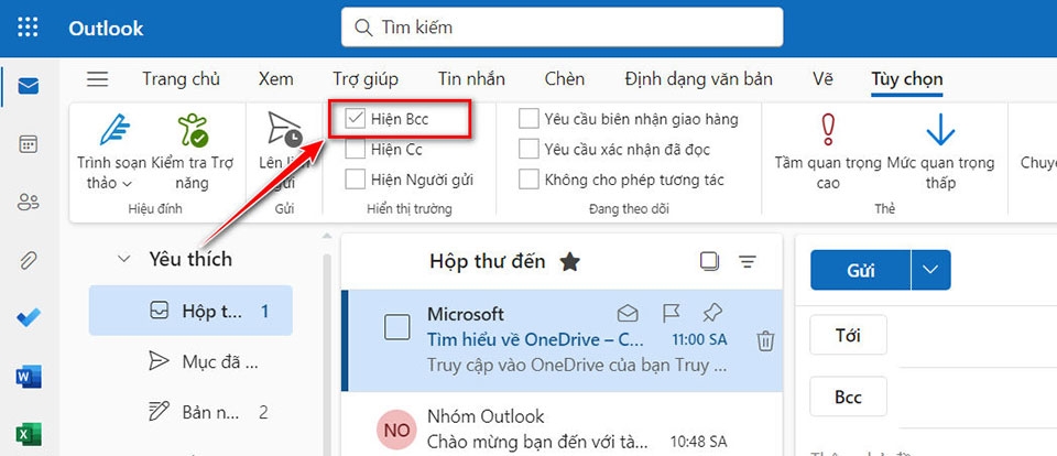 BCC trong Outlook là gì? Cách ẩn/hiện và dùng BCC trong Outlook