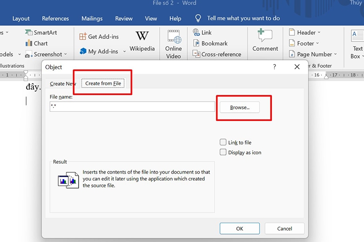 Cách chèn file PDF vào Word cho sinh viên và dân văn phòng